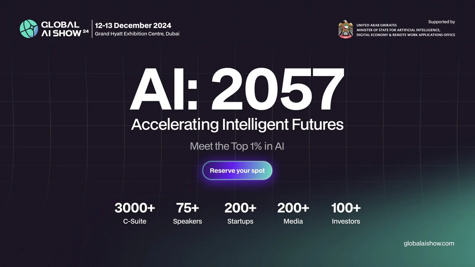 AI 2057: Accelerating Intelligent Futures - Global AI Show Dubai 2024