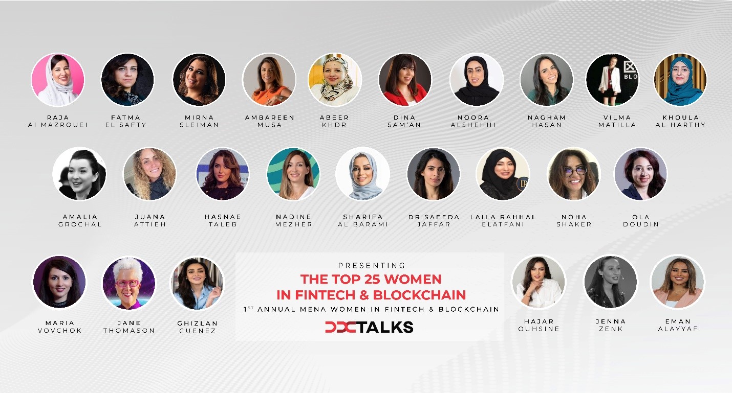 Top 25 Women in Blockchain & Fintech in Mena