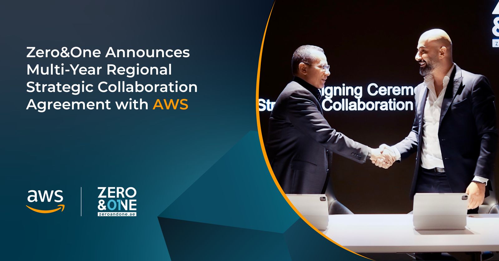 Zero&One Announces Multi-Year Regional Strategic Collaboration Agreement with AWS | DxTalks ...