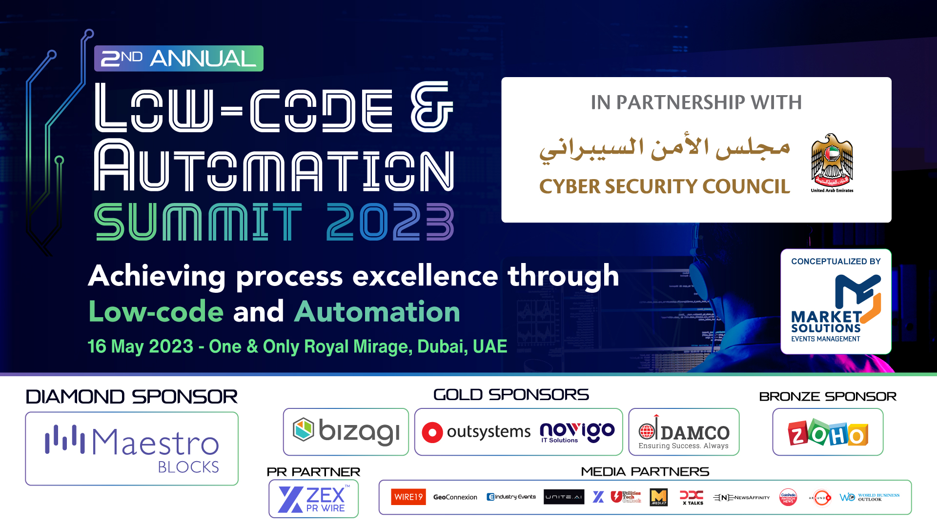 2nd Annual Low Code and Automation Summit to take place in Dubai in Ma